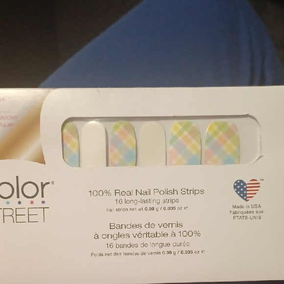 Color Street | Makeup | Color Street Pastel Plaid Nail Strips | Poshmark